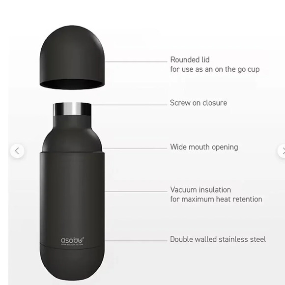 Asobu | Kitchen | Asobu Puramic Orb Stainless Steel Water Bottle 4 Oz ...